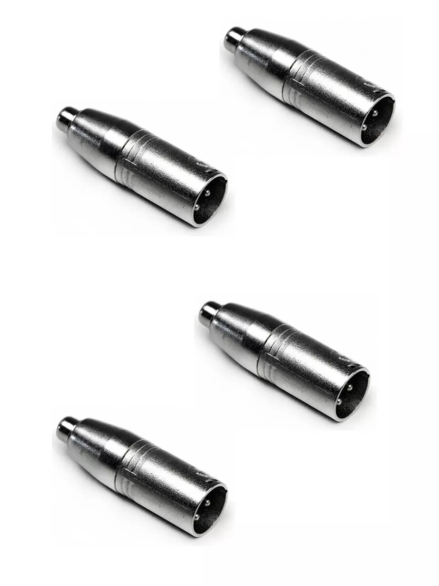 Переходник RCA - XLR папа 3P комплект AD400