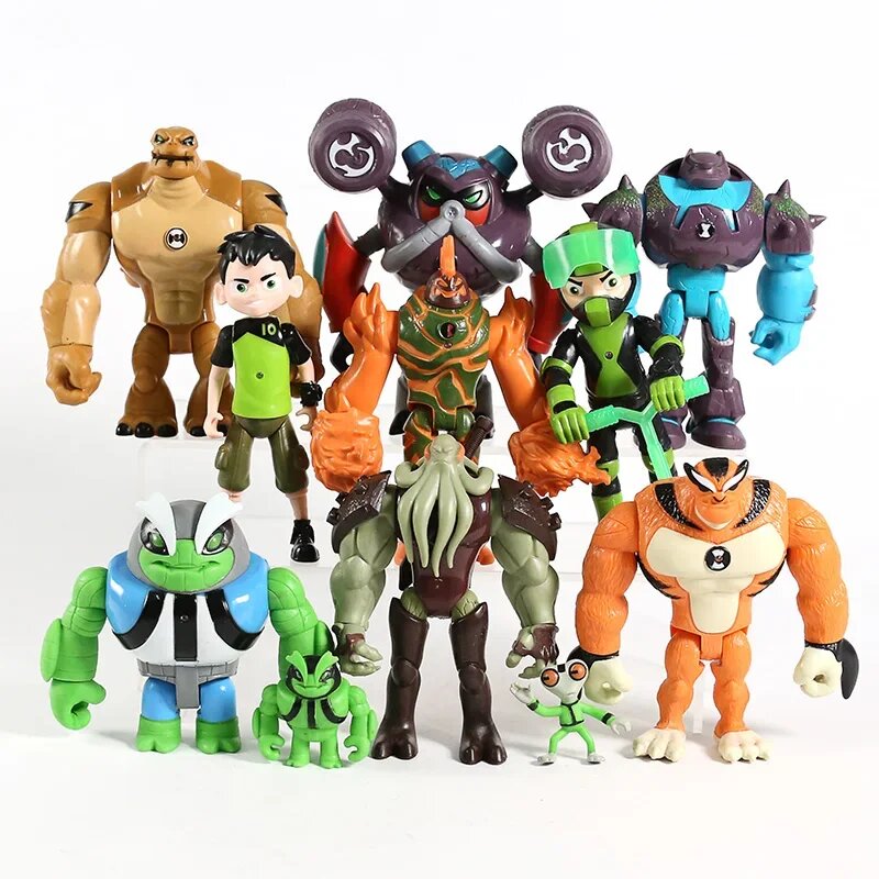 Bandai Ben 10 экшн-фигурки PVC 11 шт.