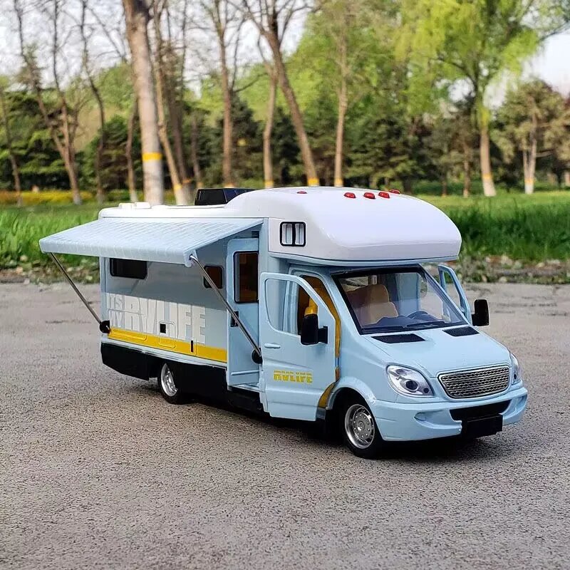 Модель RV Camper, синий, 1:28, BeiDuDu