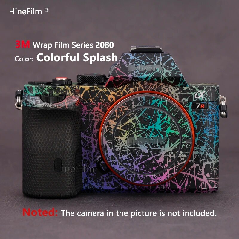 Наклейка HineFilm Colorful Splash для Sony Alpha 7R