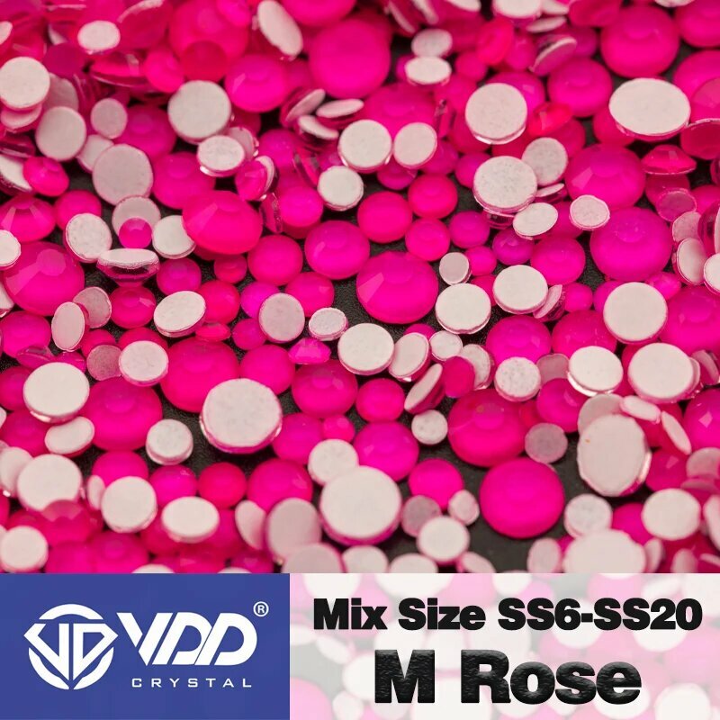 Стразы VDD M Rose розовые SS6-SS20