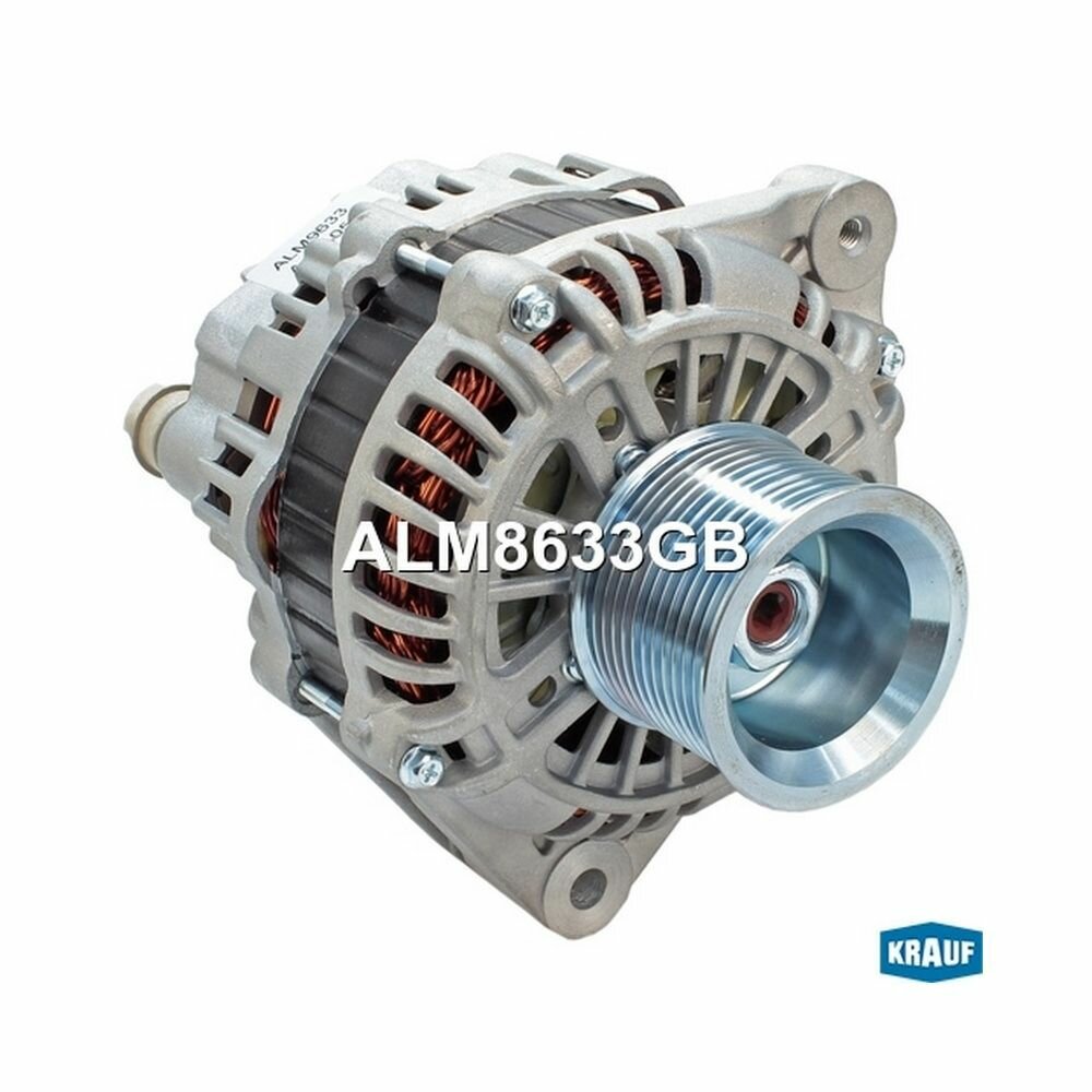Генератор для а/м IVECO 180, 260, 440, cо шкивом 12 ручьев, KRAUF ALM8633GB