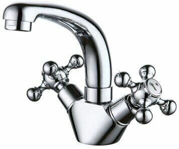 Смеситель двухвентильный для умывальника "GANZER" GZ09011