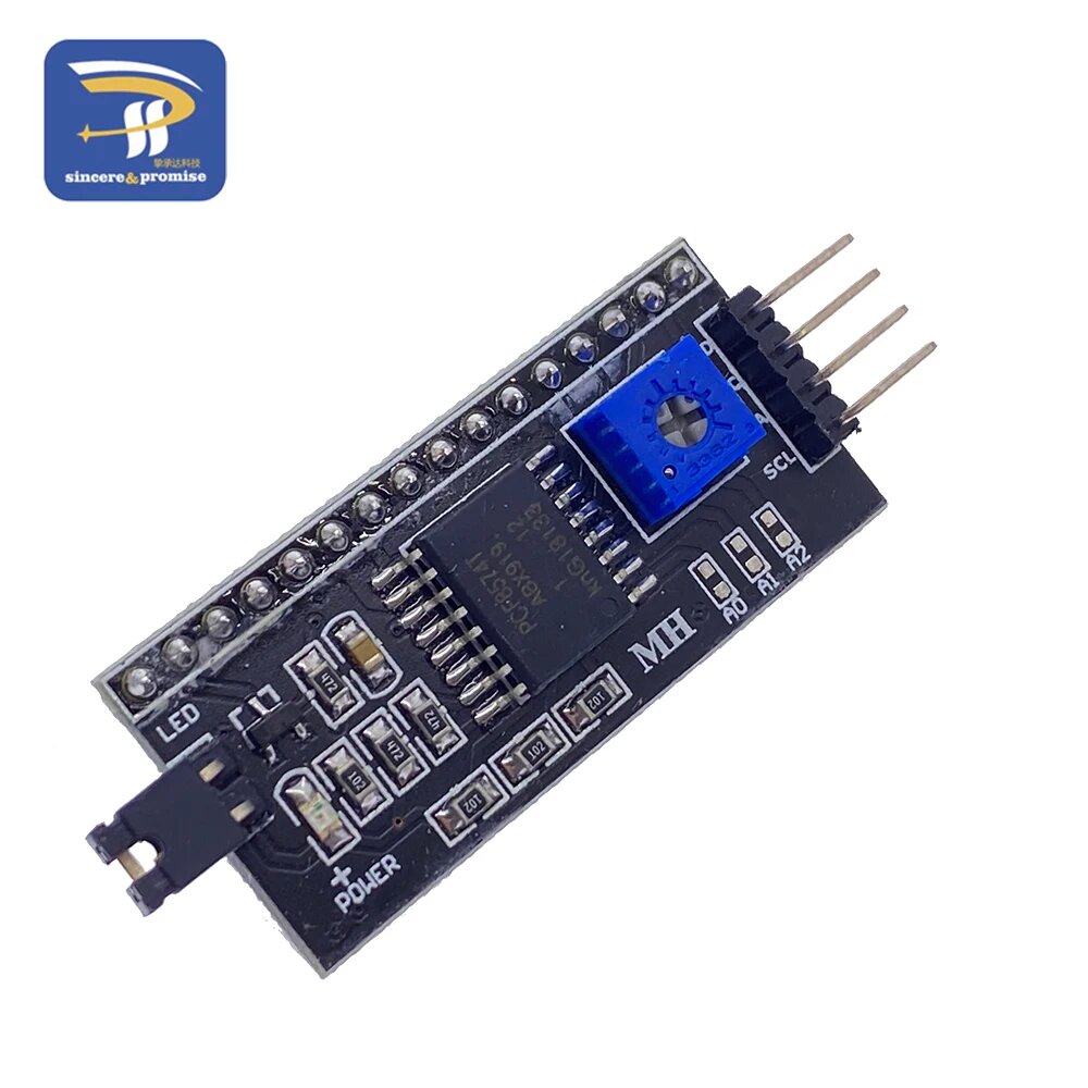 ЖК-дисплей 1602 синий IIC Interface