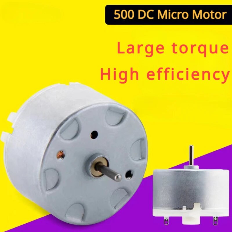 Мини электродвигатель RF-500TB-12560/14415/18280 DC 6В 12В 500TB-12560