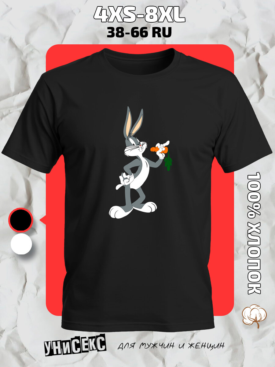 Футболка с принтом Багз банни bugs bunny