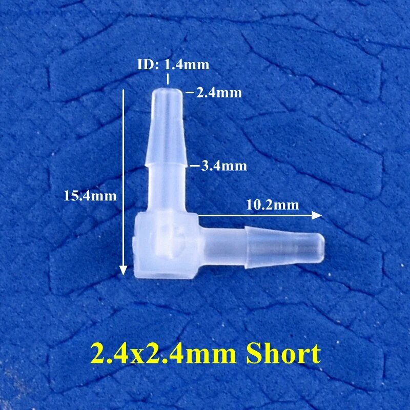 Колен 2.4x2.4mm Short, полипропилен, 5 шт.
