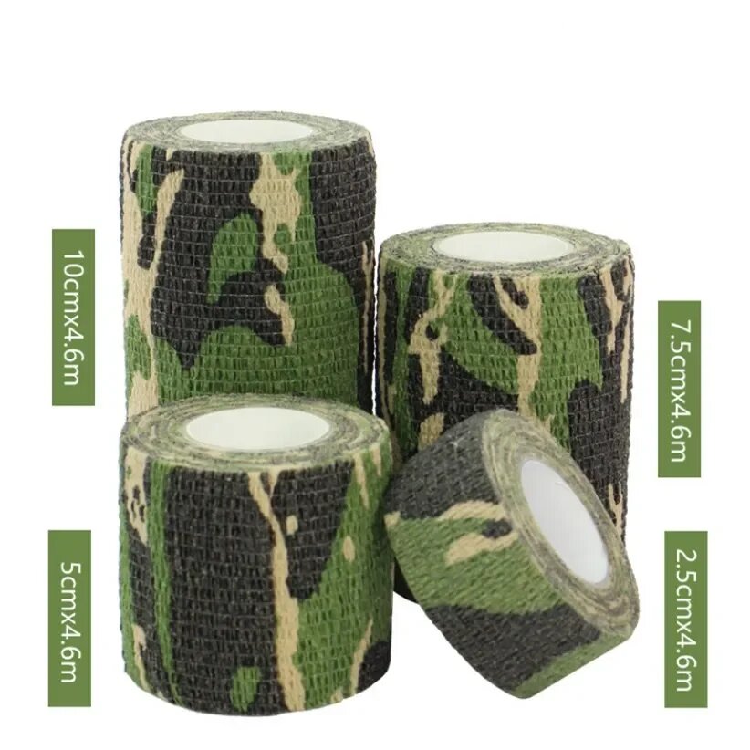 Дышащий самоклеящийся бинт 2.5-10 см 7.5cmx4.5m, 1 roll Camouflage