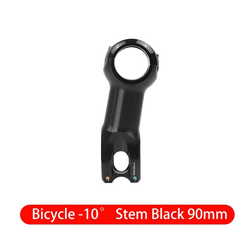 Wake Вынос руля для велосипеда алюминиевый 10° 31,8 мм Черный, 10 Degree 90mm