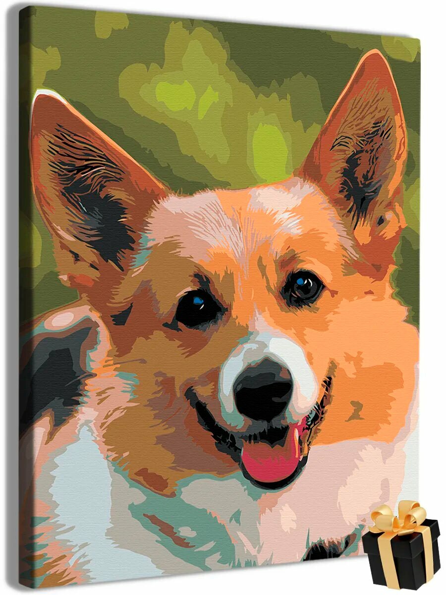 Картины по номерам Корги