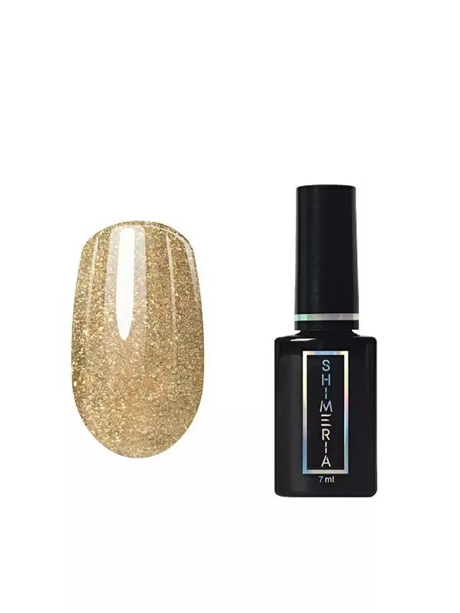 Гель-лак светоотражающий Runail Professional, Shimeria Diamond № 7165, 7 мл, золотистый
