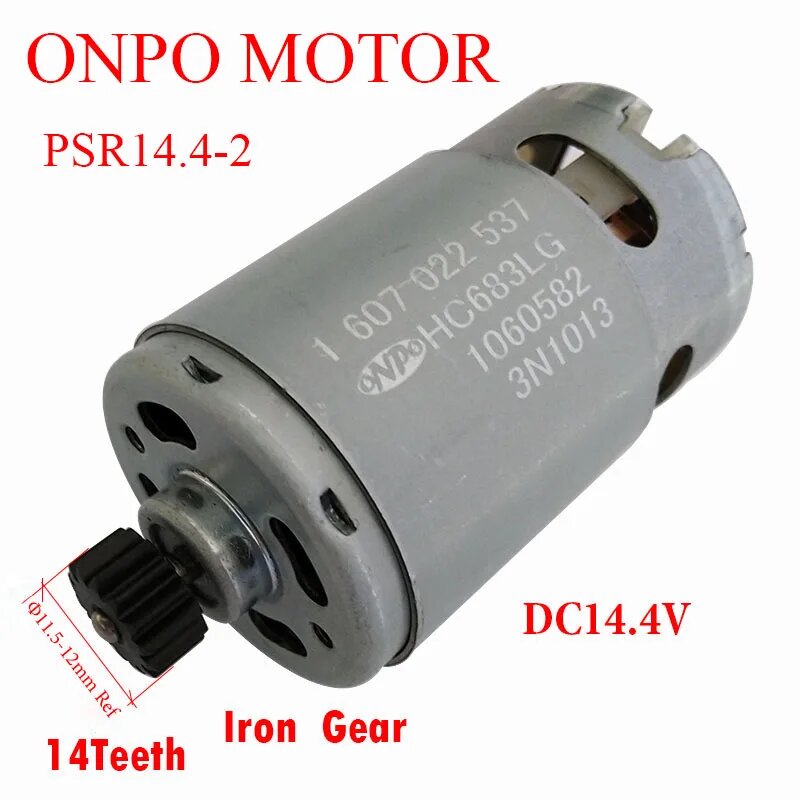Двигатель для дрели Bosch PSR14.4-2, 14 зубов, 14.4В 14.4V 14Teeth Motor