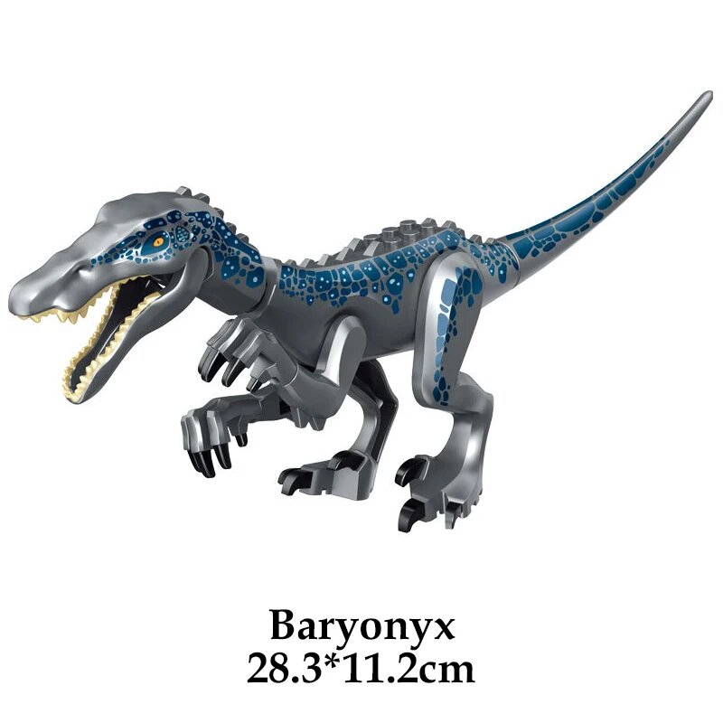 Конструктор динозавр Baryonyx, темно-синий, Dinosaur 12