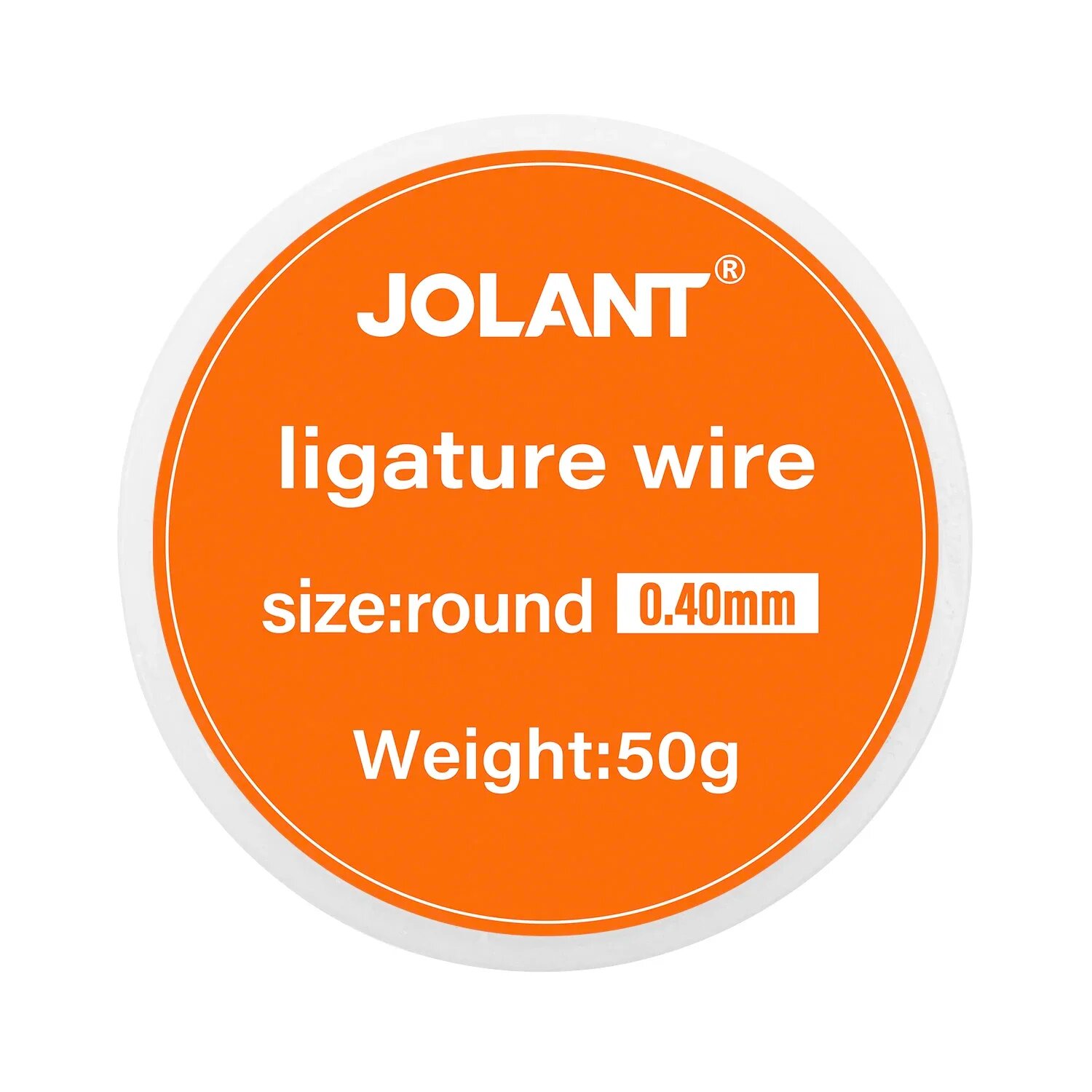 Лигатурный провод JOLANT, круглый 0.40mm, 50g