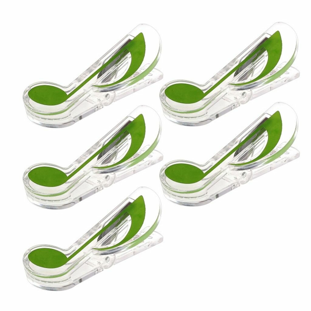 Маленькие ноты Зажим партитуры-Восемь нот B-черный