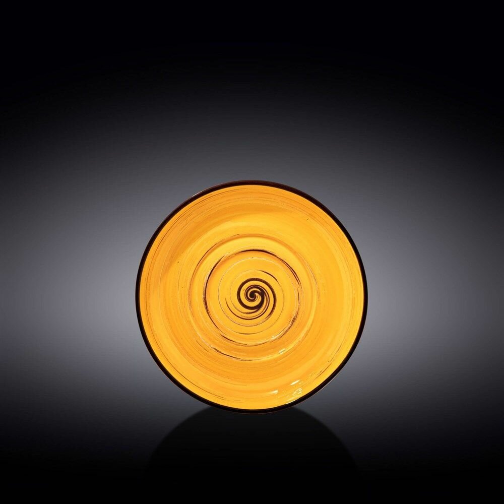 Блюдце универсальное Spiral Yellow 16 см. Wilmax