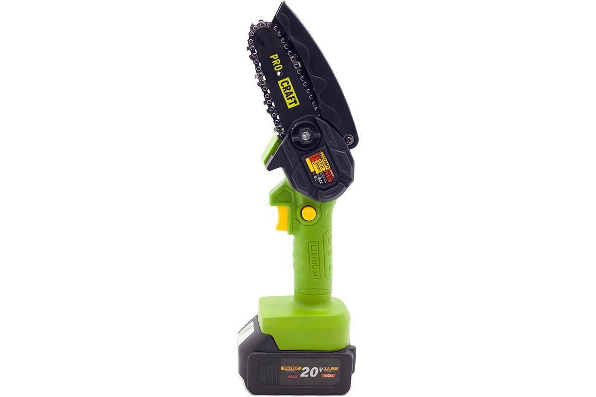 PROCRAFT Universal PKA18 аккумуляторная цепная пила без АКБ, комплект 1 шина 1 цепь