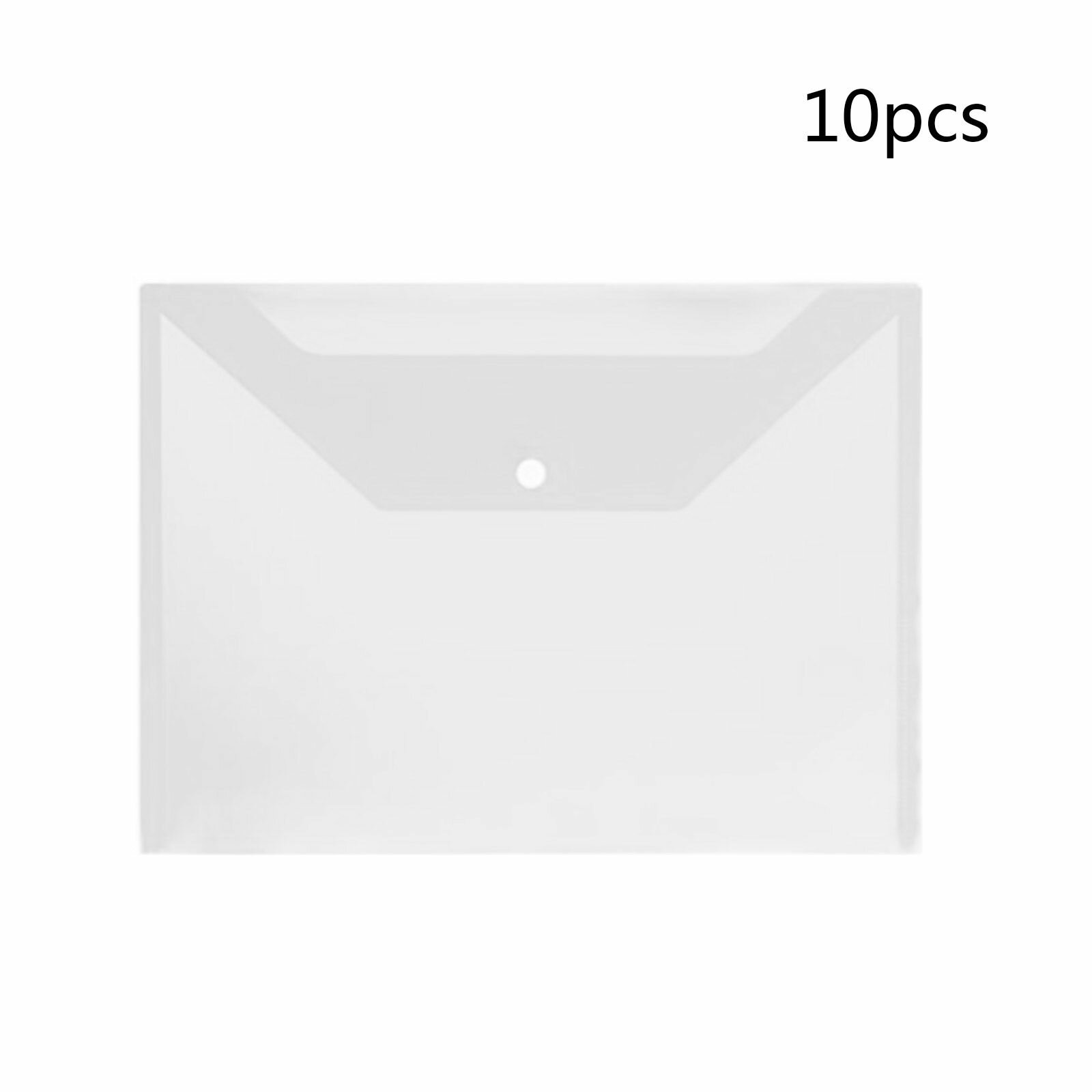 Сумка-папка для документов размером 10 шт. с карманом и кнопочным замком для офисных женщин и мужчин