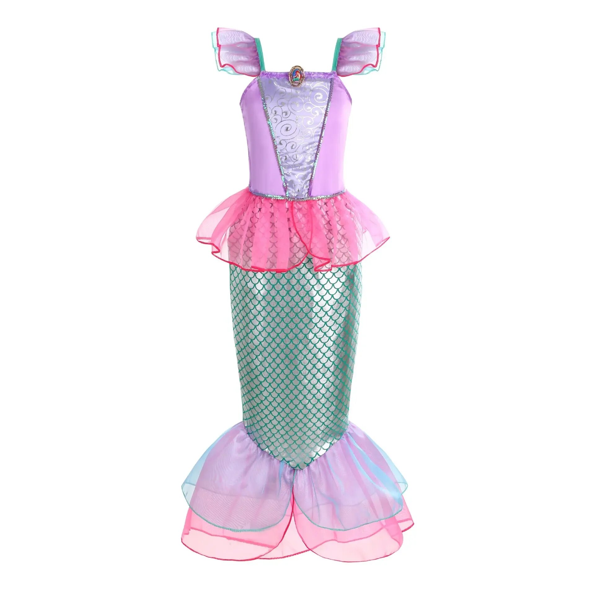 Детское платье русалки, размер 2-3T (Tag 100), Dress 5