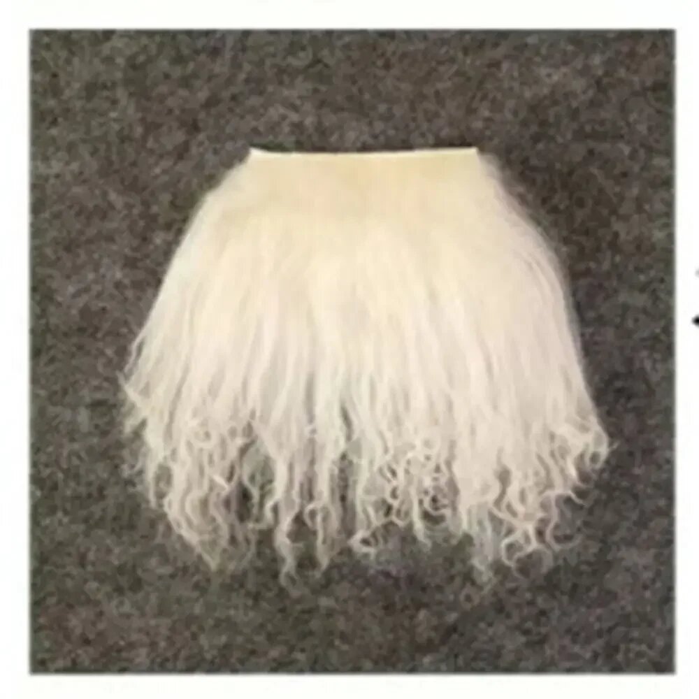 Волосы для кукол из шерсти Белый, 1