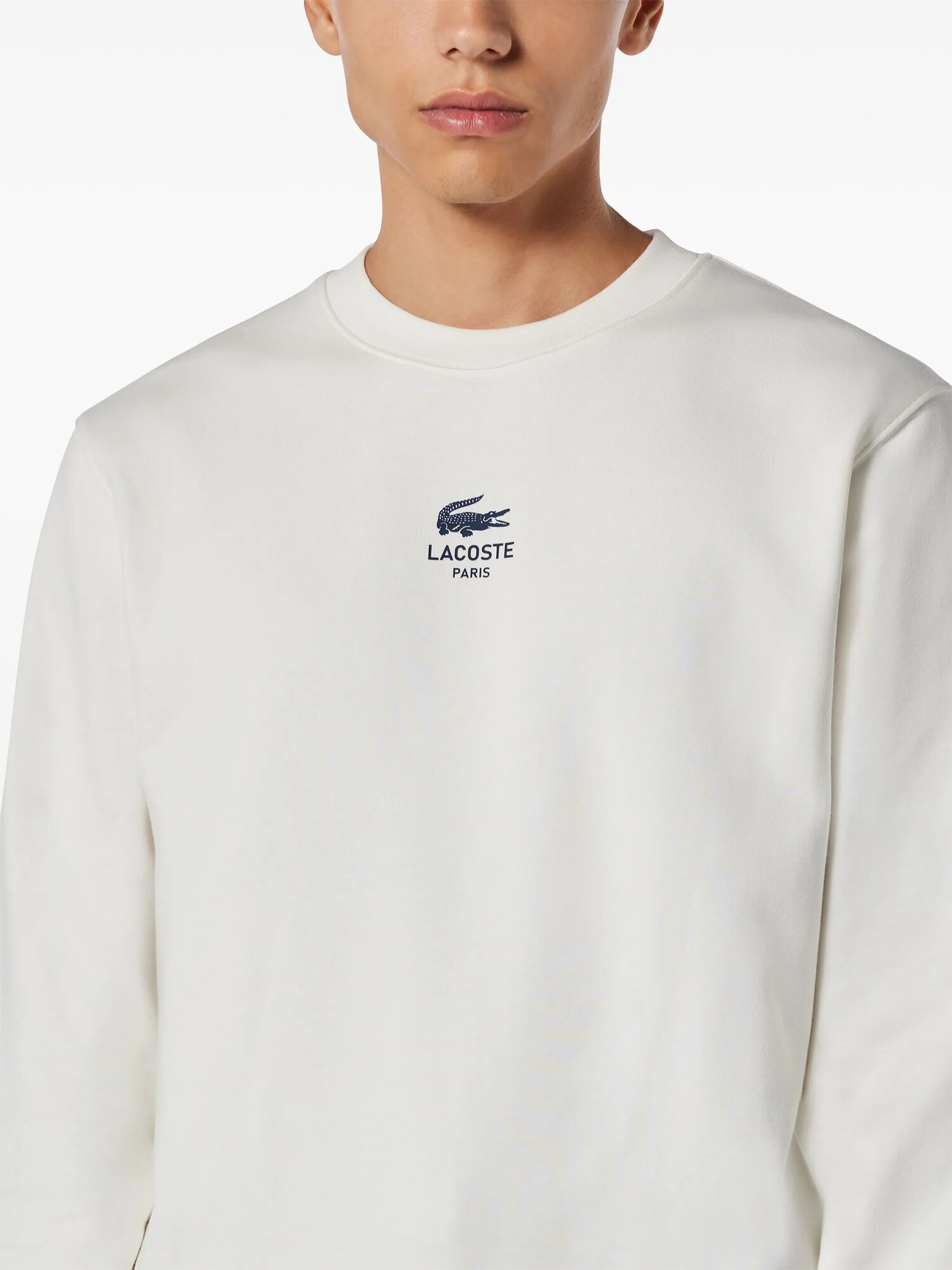 Толстовка LACOSTE, размер XL, , белый — фото 1