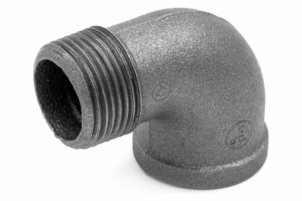 Fittex PLUS Угольник проходной чугун Ду 32 1 1/4" ВР/НР 128-0876