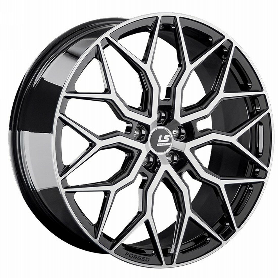 Колесный диск LS Forged LS FG13 9,5x21 5x114,3 ET38 67,1 BKF кованый для автомобиля