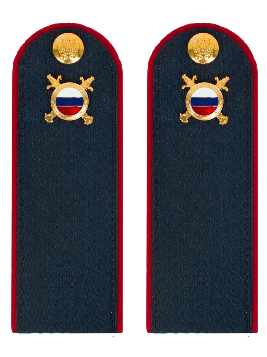 Погоны Мвд внутренняя служба темно-синие Картон Звание Рядовой