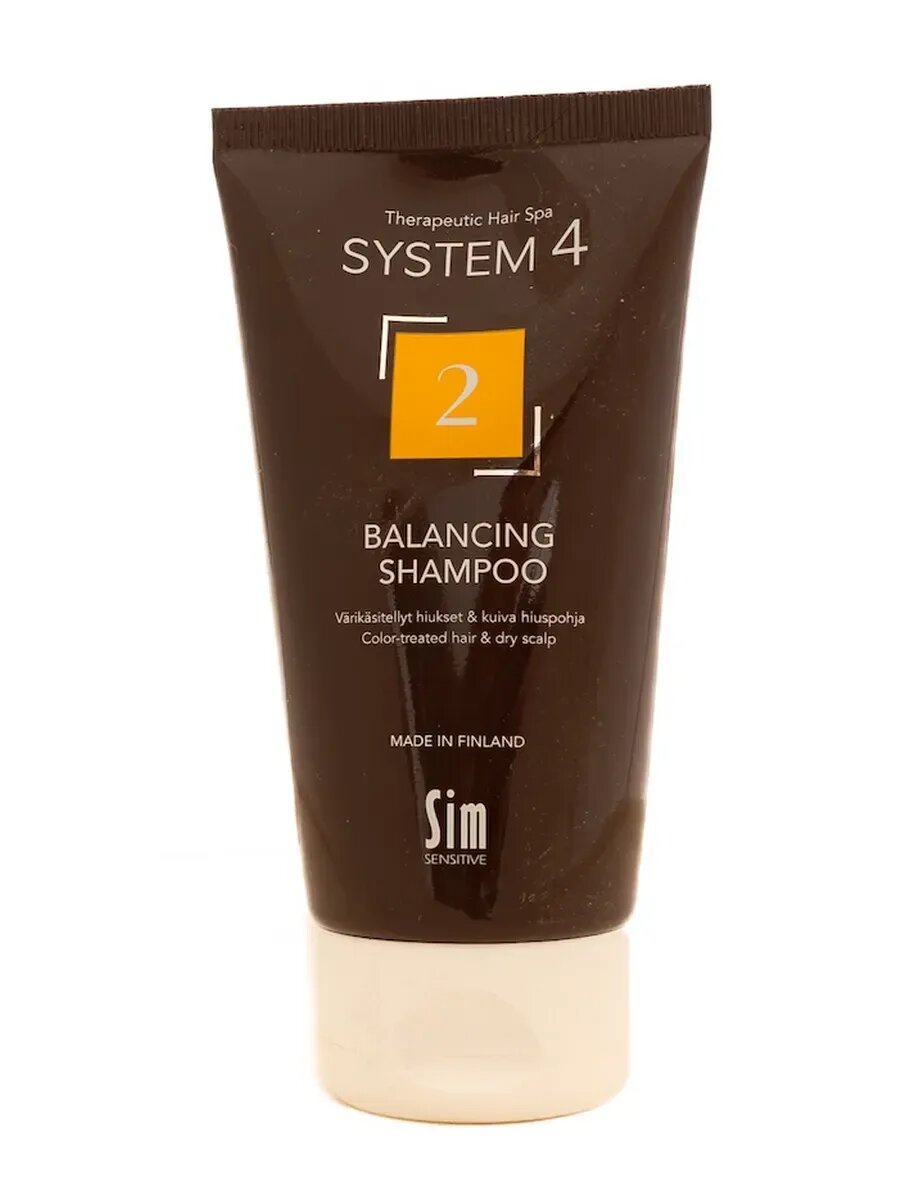 System 4 Шампунь для сухих волос №2, Система 4, 75 мл