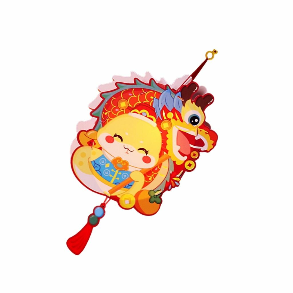 Украшение вечеринки, Светящийся фонарик ручной работы на год змеи - танец дракона