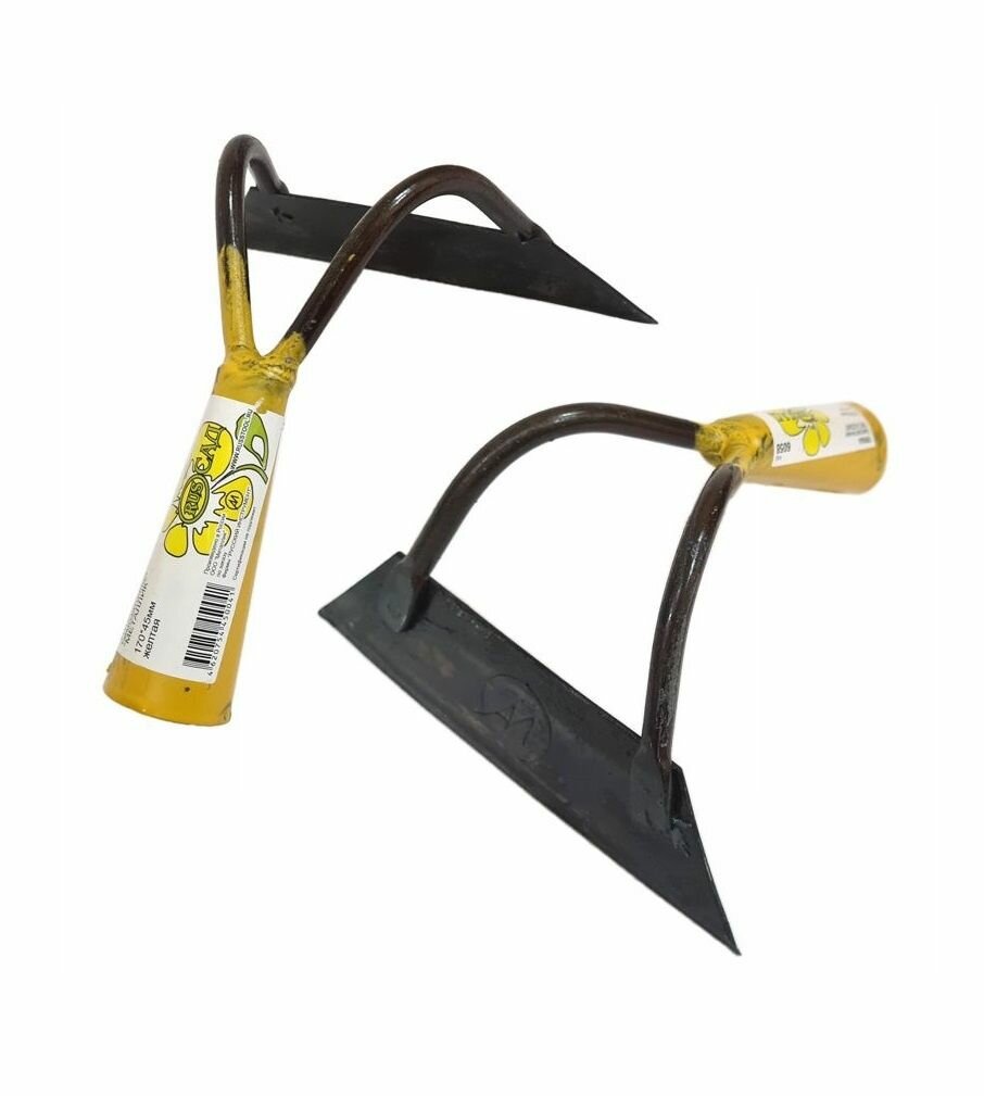 Тяпка RUSСАД самозаточная, 170*45 мм, желтая