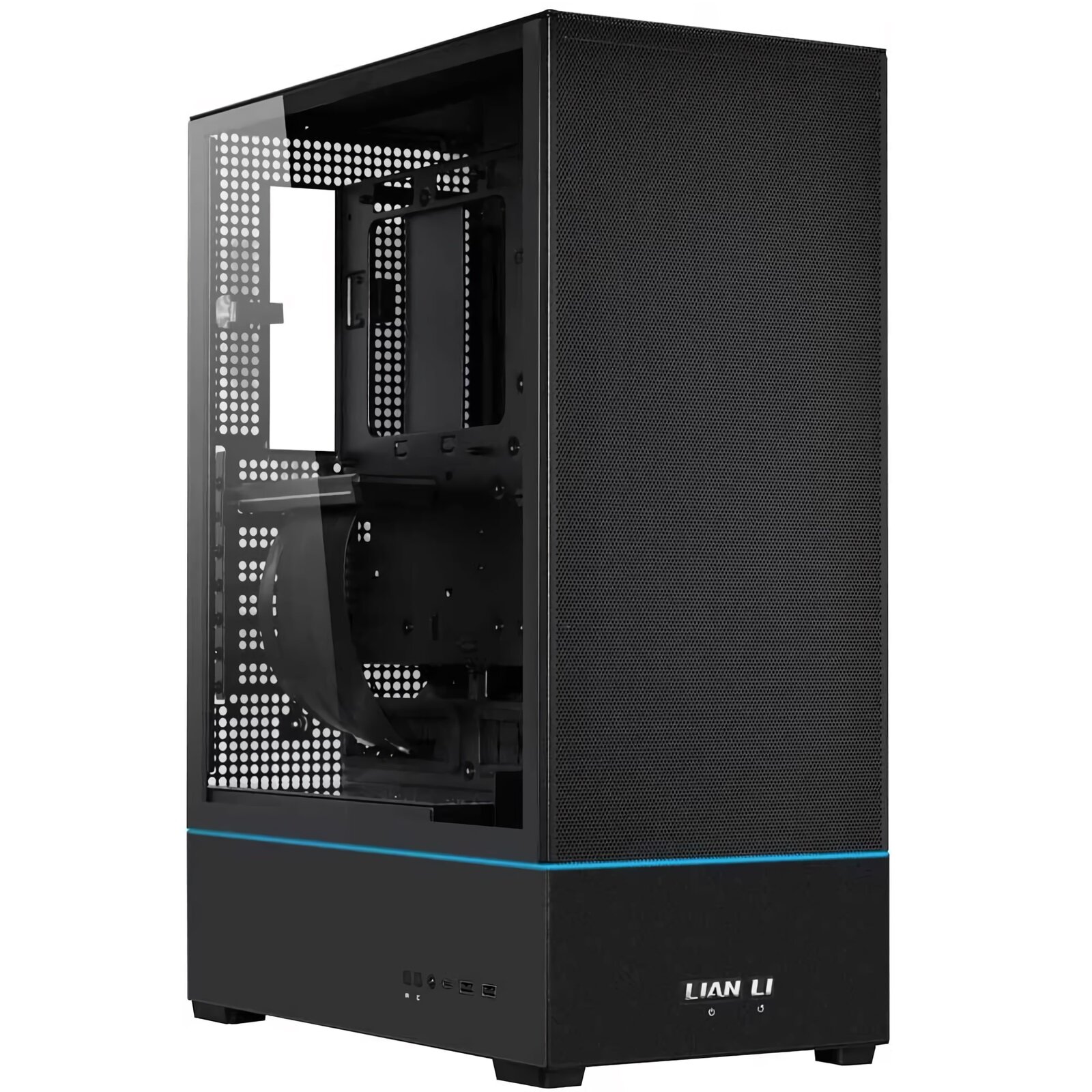 Корпус для ПК Lian Li SUP 01 Black (ATX, без БП, 2хUSB3.0 Type-A, 1хUSB3.1 Type-С, c окном, ARGB)