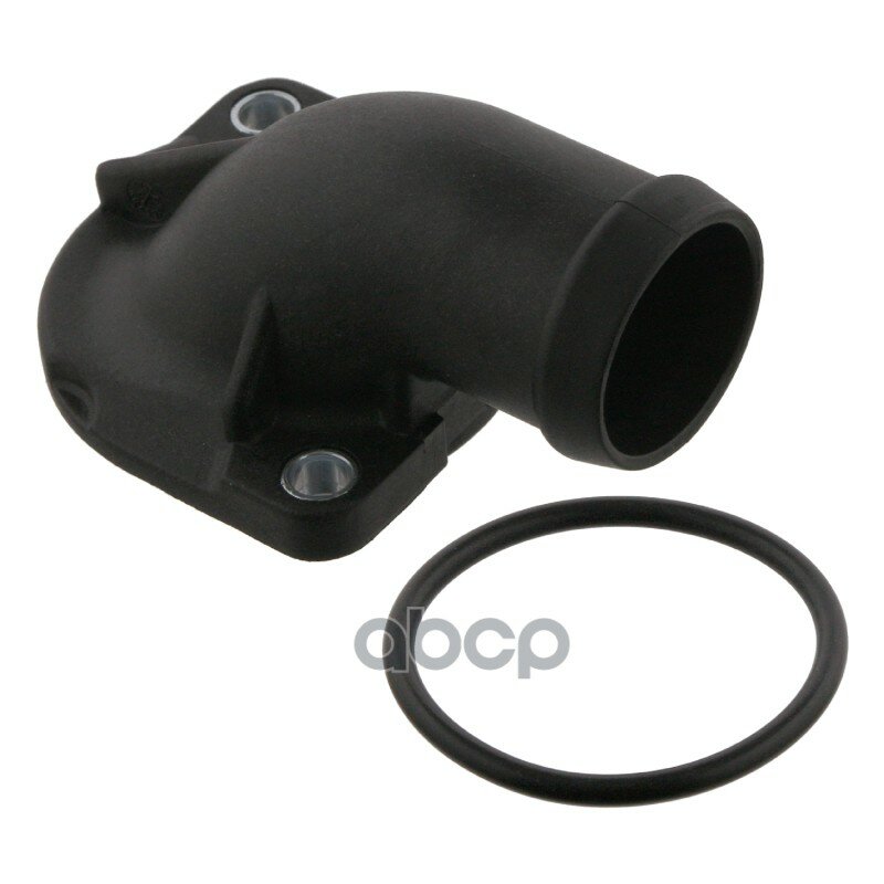 Фланец охлаждающей жидкости AUDI 80, 100, VW GOLF, JETTA, PASSAT 1.3-2.0 81-94 С уплотнительным кольцом (12403 + 17966) Febi .