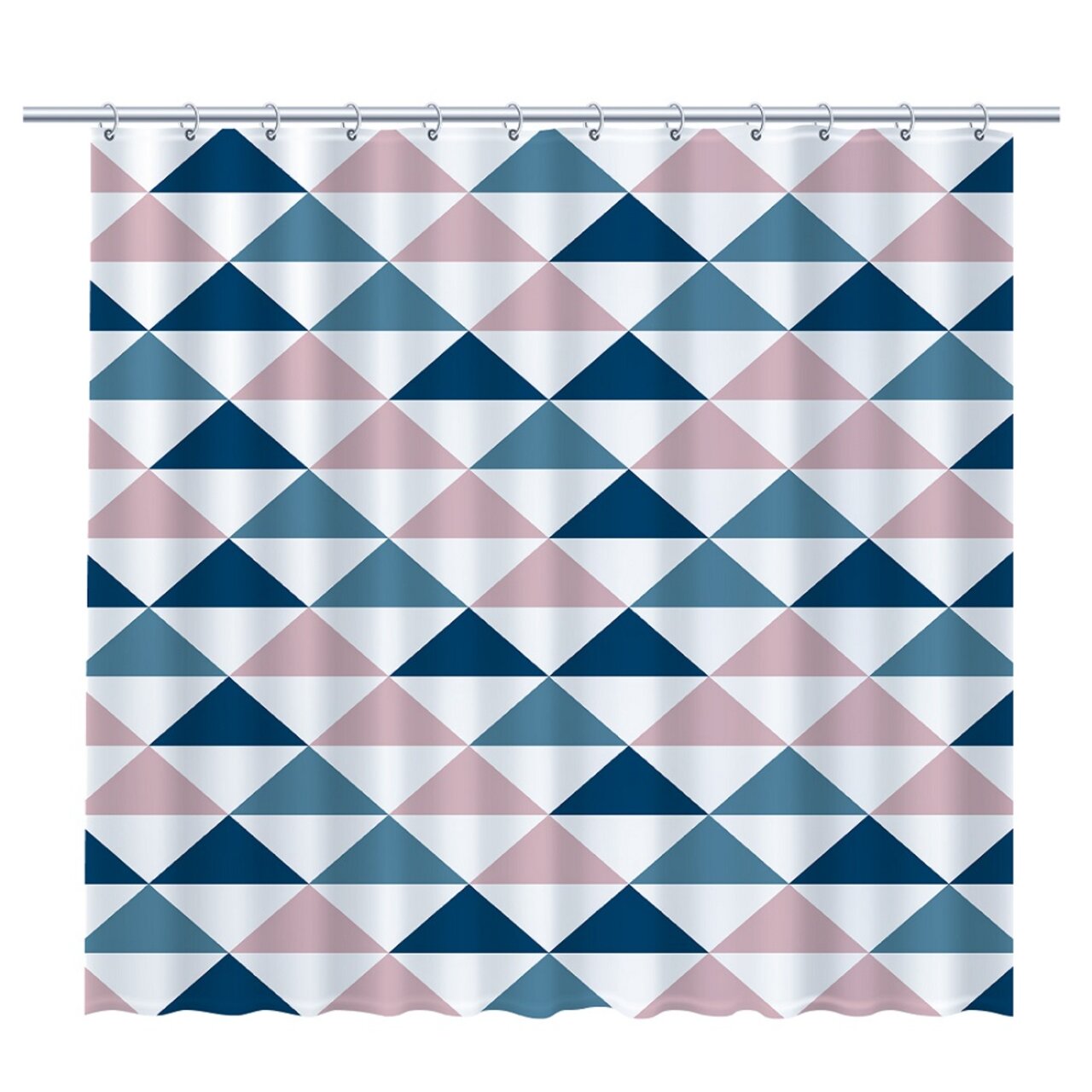 Simple занавеска для ванной комнаты 180х200 см из водостойкой ткани с современным дизайном