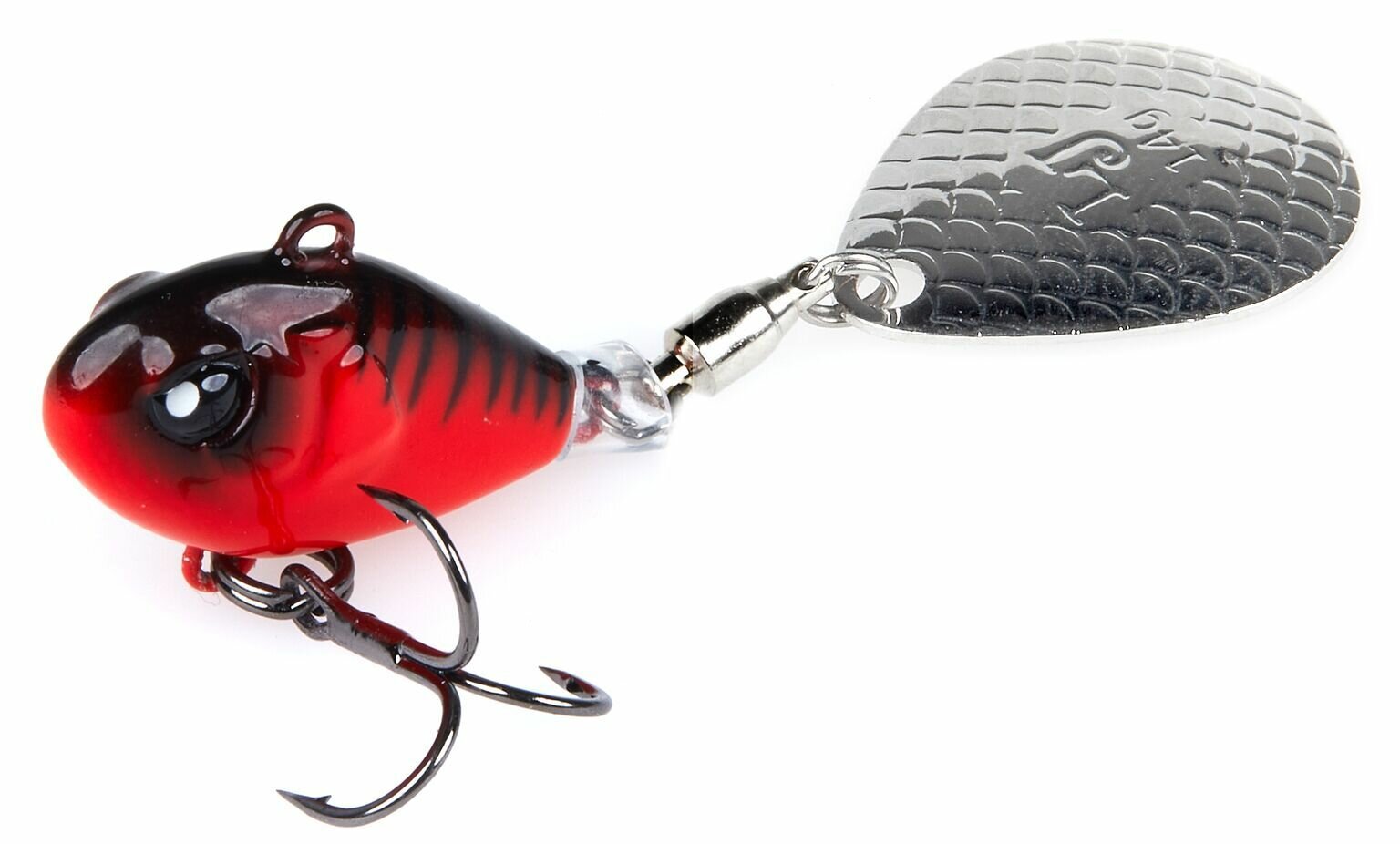 Блесна на окуня тейл-спиннер Lucky John BASARA TAIL SPIN 08.0г 014 в блистере набор приманок на форель голавля в небольших речках и озёрах , снасти рыболовные для зимней и летней рыбалки