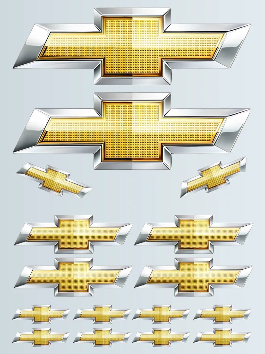 Термонаклейки на одежду CHEVROLET