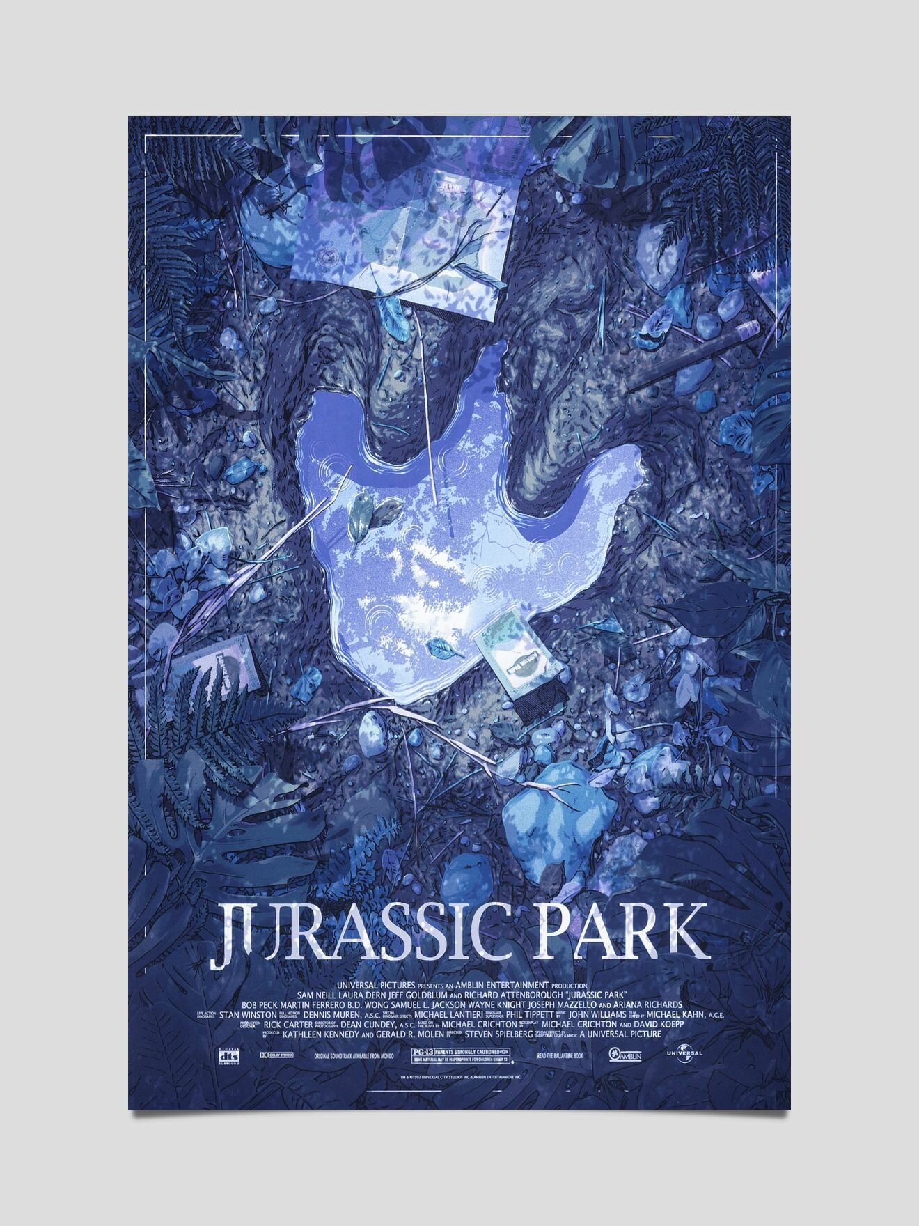 Постер (плакат на стену) по фильму Jurassic Park - 40 на 60 см. от Poster4me