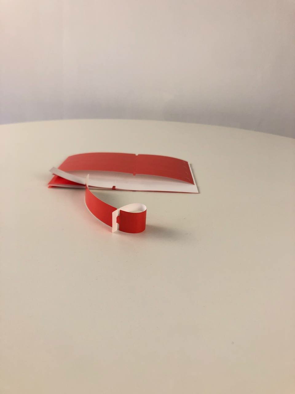 Садовые бирки Петельки 20*165 мм красные 25 шт