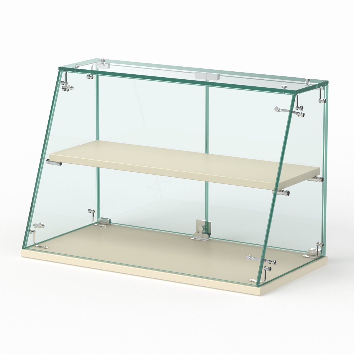 Витрина "сладость" №14К-П для выпечки настольная пдсп, Крем Вайс