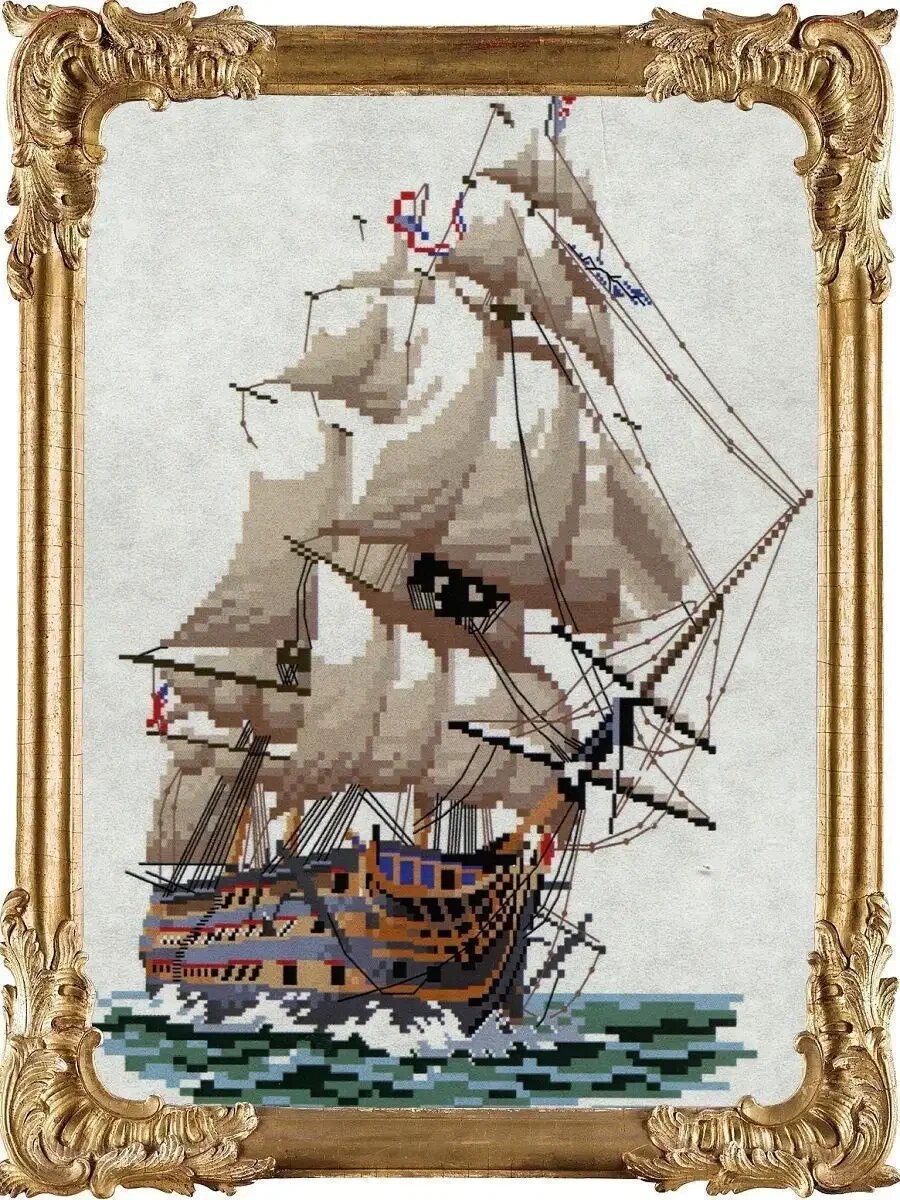 Набор для творчества, набор для вышивания крестиком (размер 45 см *32 см)