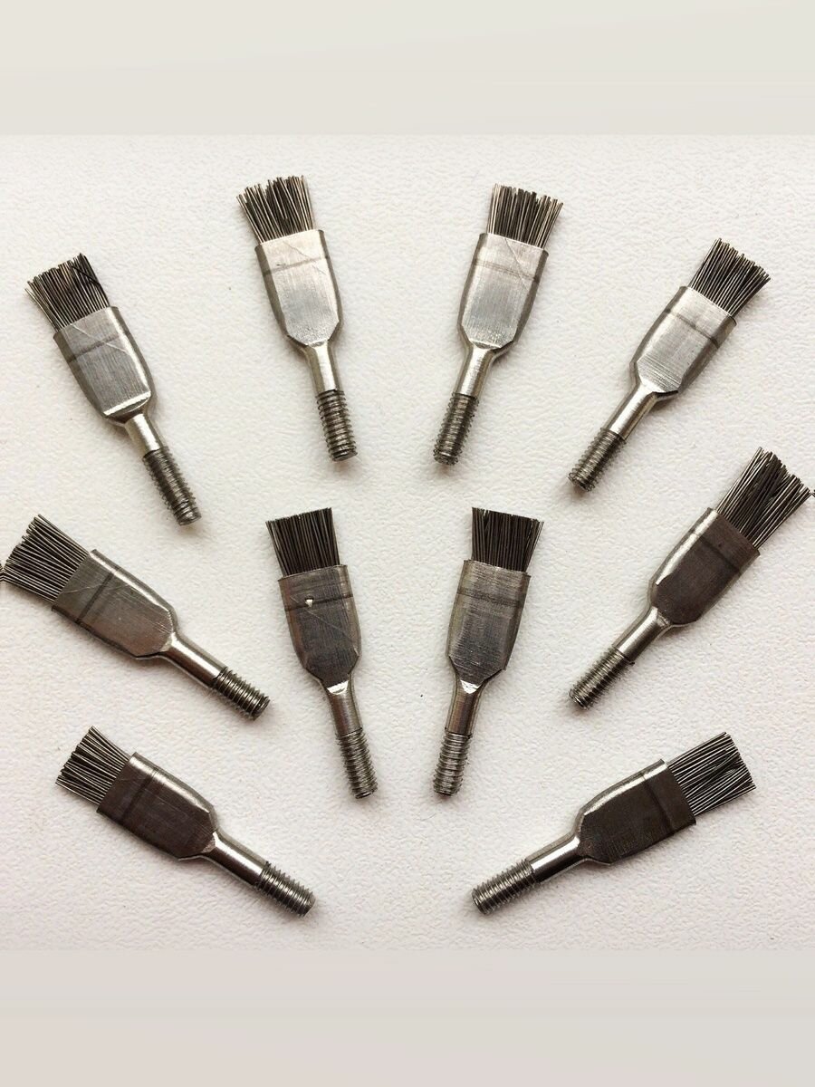 Щетка металлическая для чистки боров, нержавейка, Сибмед