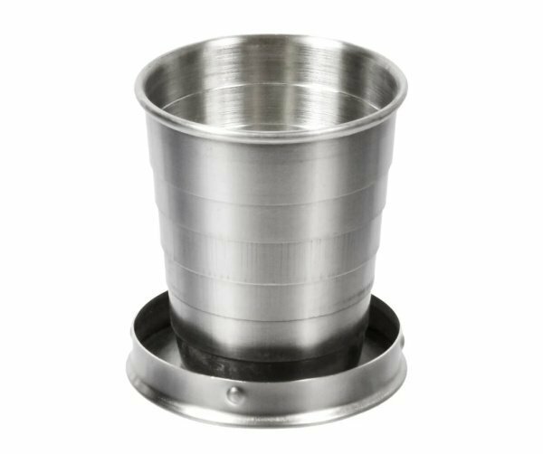 Стакан 140 мл, складной, нержавеющая сталь, в чехле BOYSCOUT