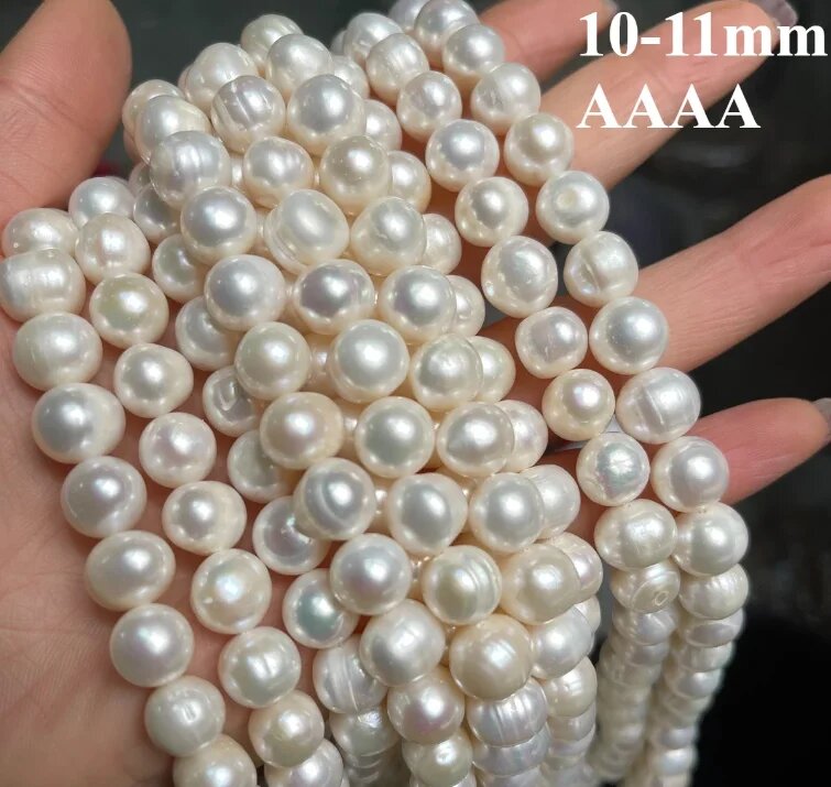 Жемчуг пресноводный круглый 10-11mm, 36 см, AAAA