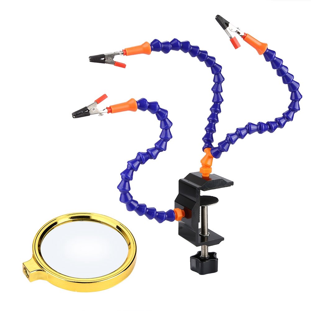 Паяльная станция с регулируемым кронштейном и настольным зажимом для паяльника для ремонта электроники (#2)