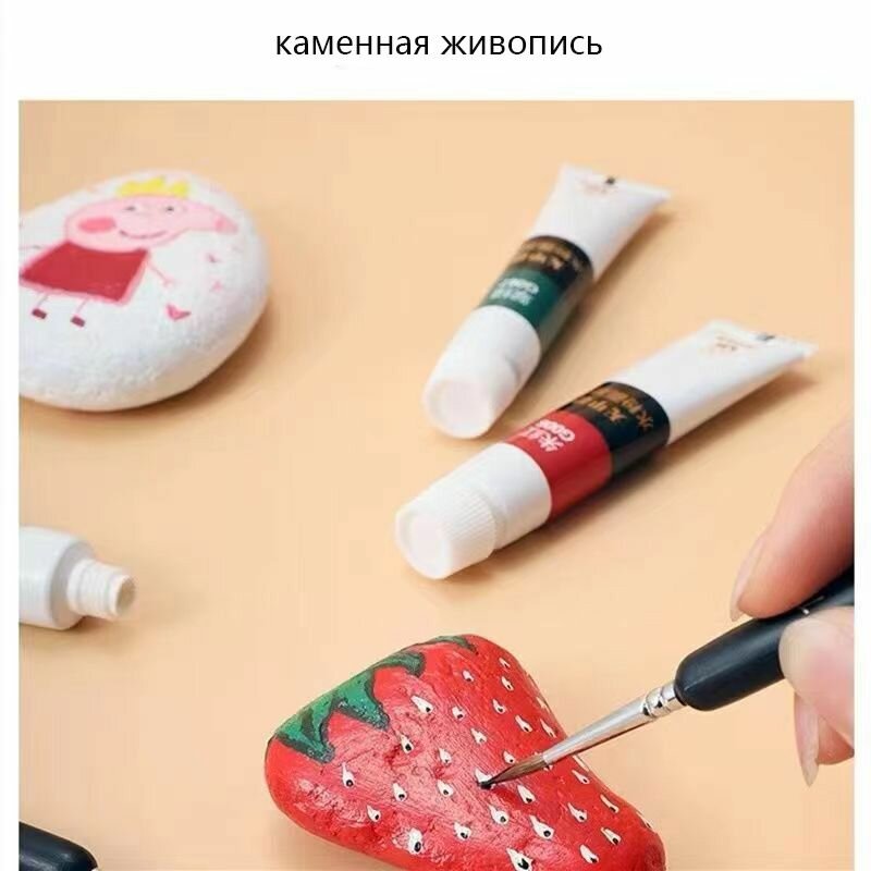 Набор кистей "Miniature", для росписи и моделирования, синтетические, черные — фото 1