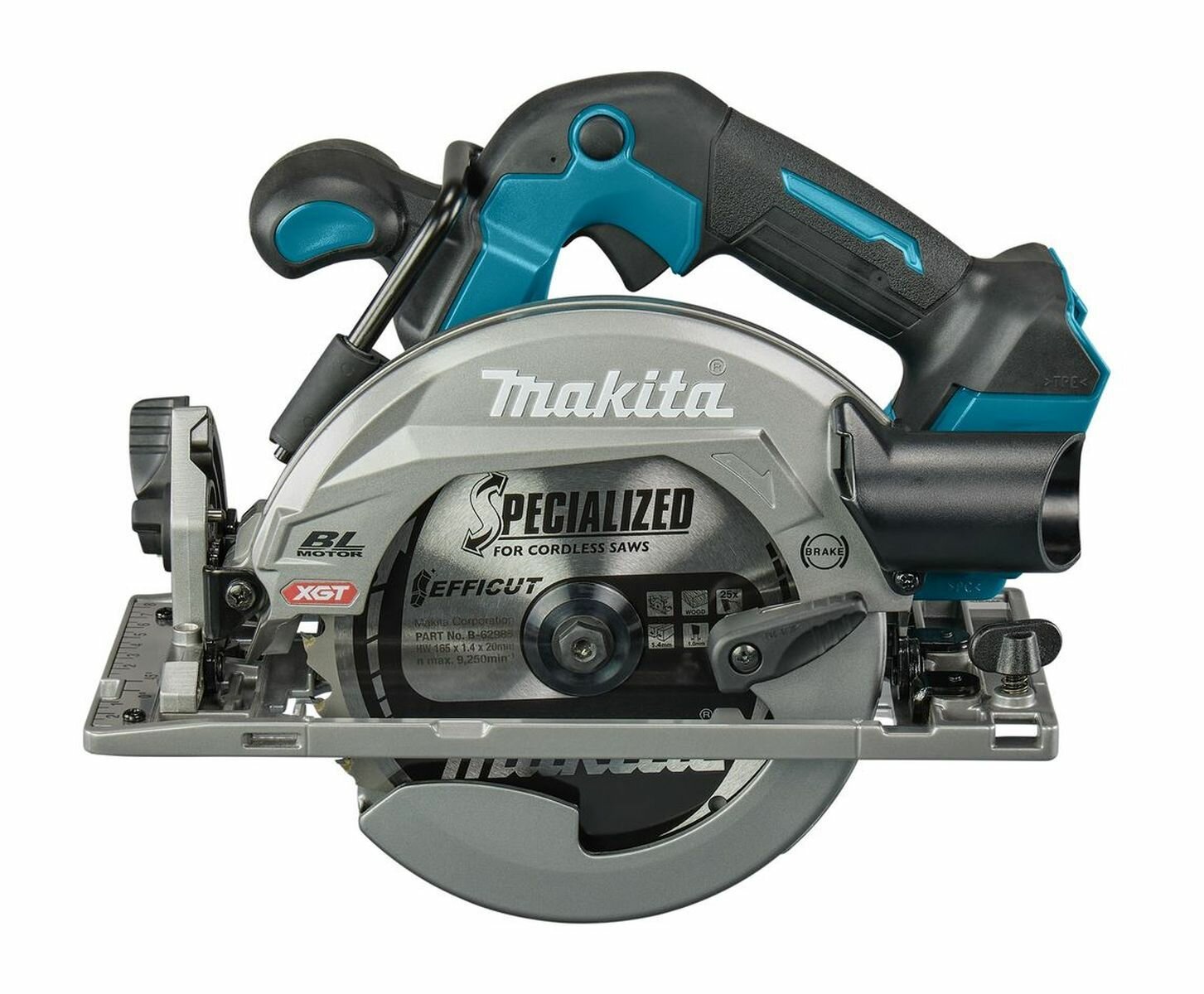 Пила дисковая аккумуляторная Makita HS012GZ 40В XGT 165мм. 5200 об/мин. (без АКБ и З/У)