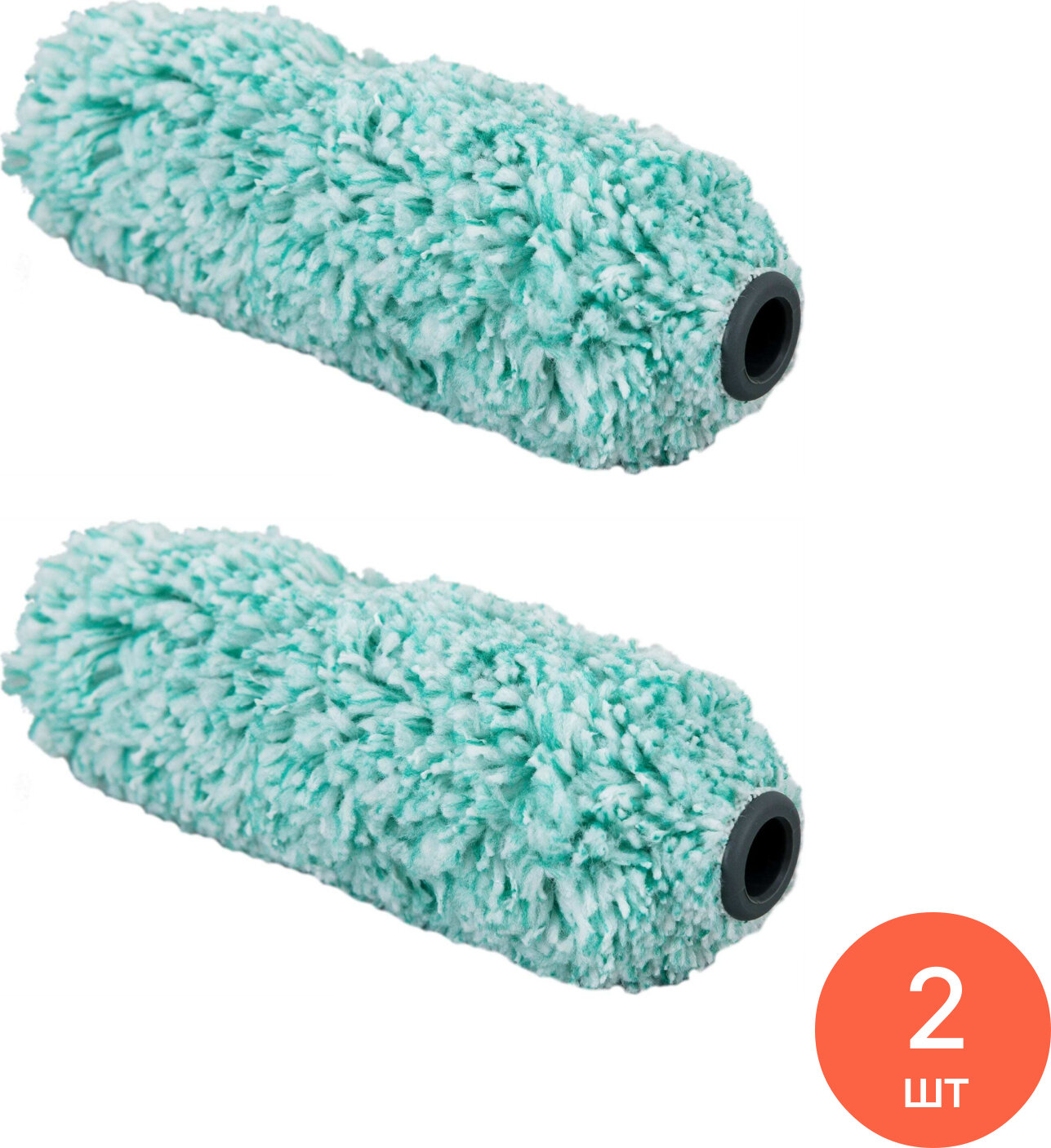 Ролик для валика Anza / Анза PLATINUM Микмекс бюгельный без ручки, из полиамида, ворс 15мм, диаметр 15мм, длина 100мм / строительство и ремонт (комплект из 2 шт)