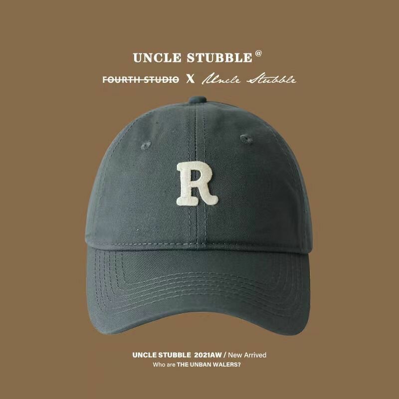 Летняя новая стандартная мужская бейсболка для гольфа R в корейском стиле, повседневная шляпа, хлопковая модная , фуражка