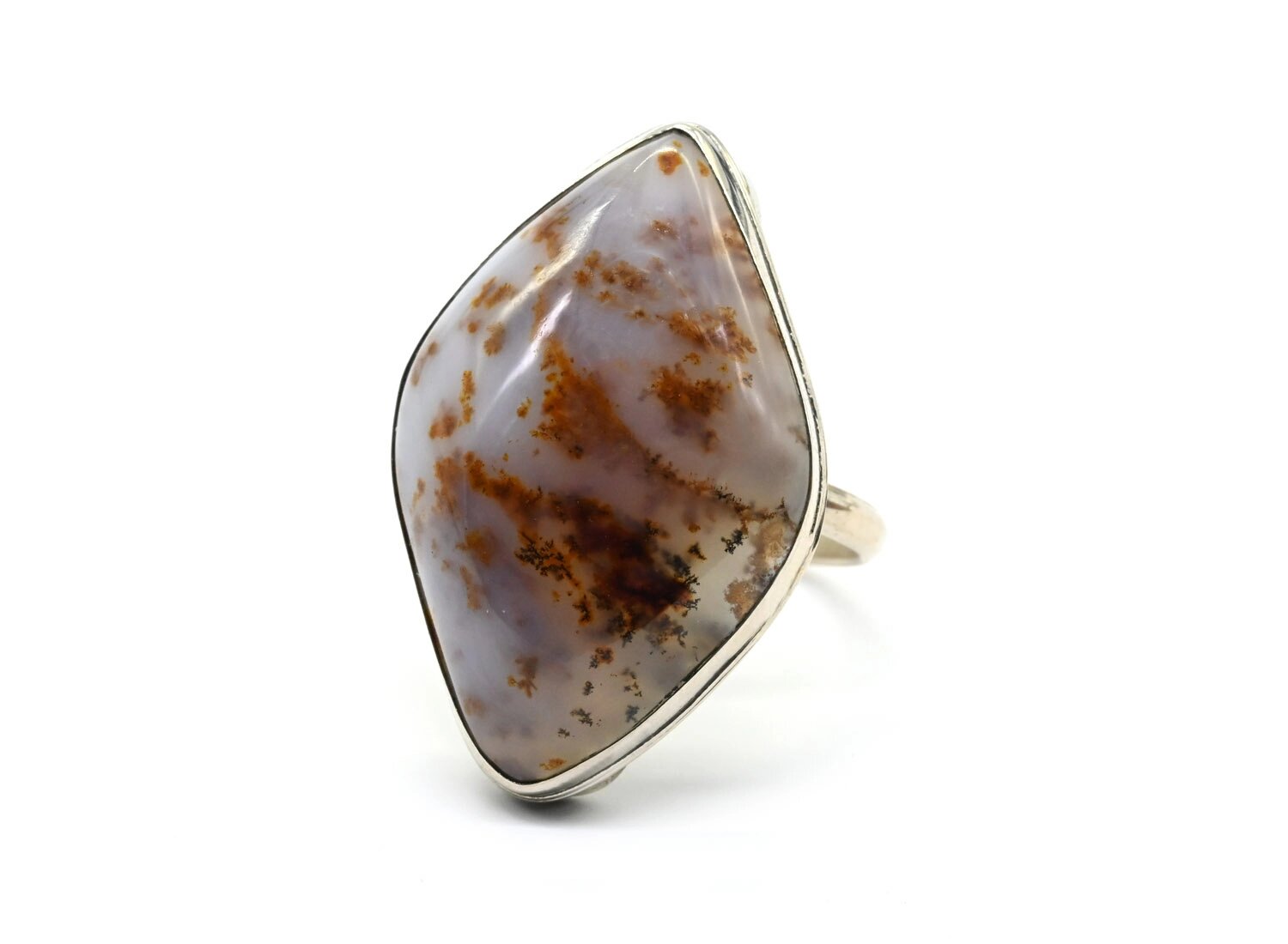 Кольцо, агат