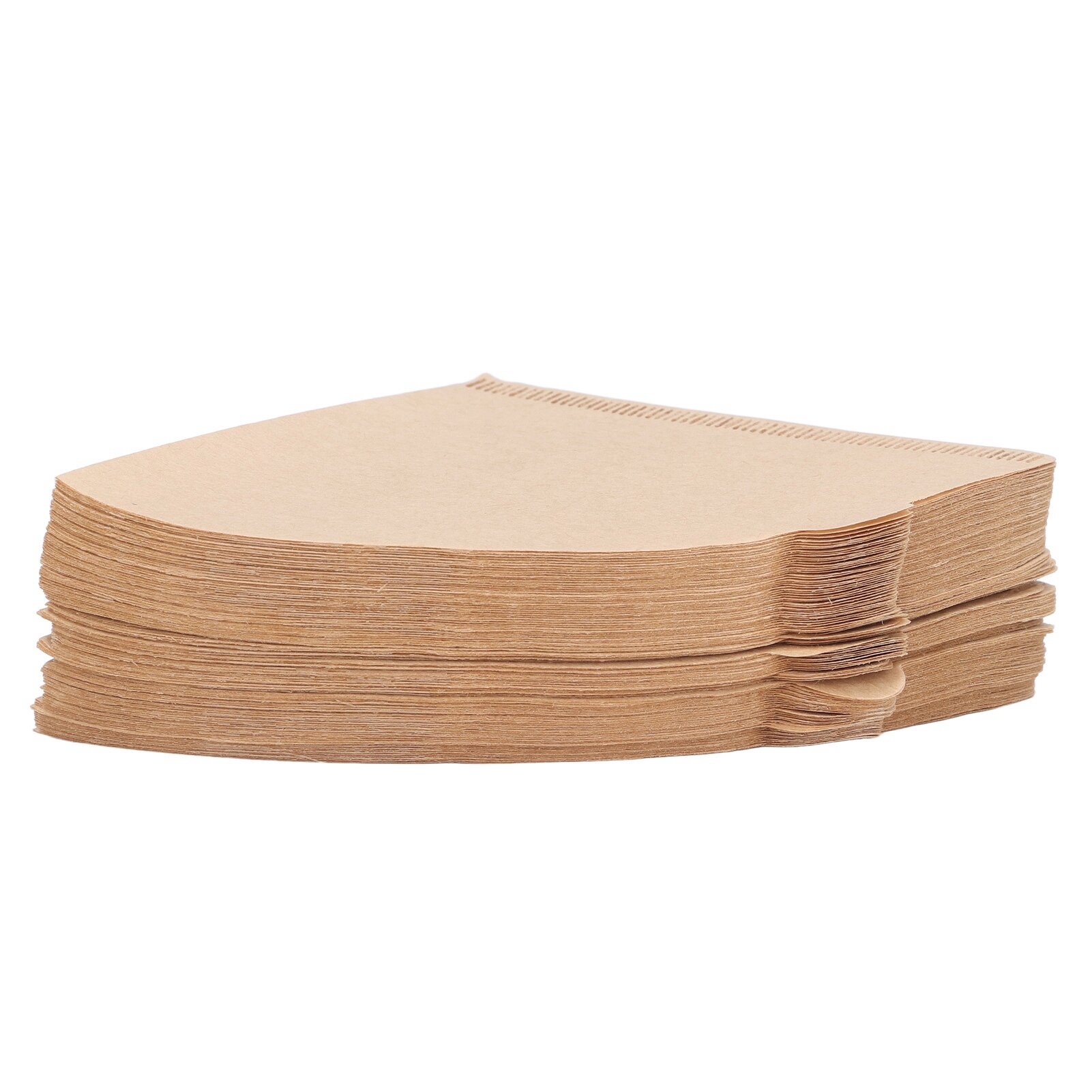 100 пакетов Бумаги для фильтрации кофе Одноразовые Натуральная древесная масса Конусообразный фильтр для кофе, Материал Древесная масса, Вес Примерно 78 ~ 113гр / 2.8 ~ 4 унции, Для питьевых машин, кофемашин, фильтровых капельниц и фильтровых чашек,